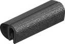 Sealing profile, self-clamping, Foam rubber EPDM; clamping profile PVC ...